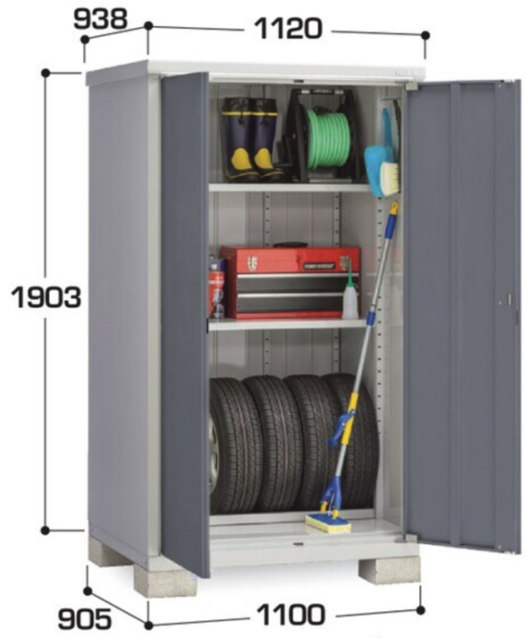 イナバ アイビーストッカーならタイヤ収納OK 特徴や価格を解説